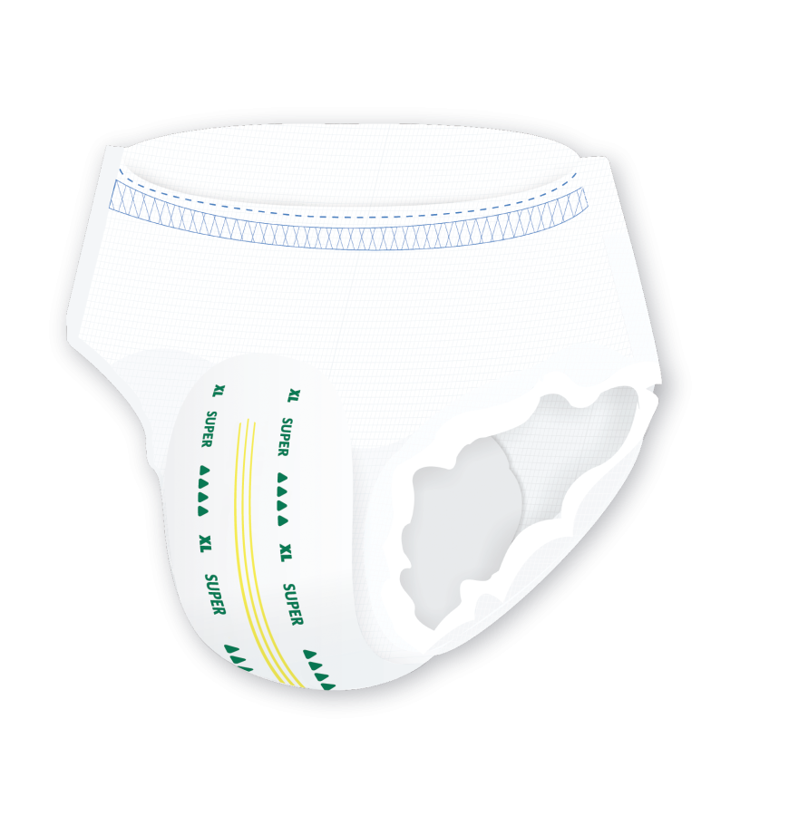 Breathable Pull-up Briefs (XL 130cm-170cm / Super)